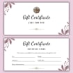 Minimal Gift Certificate Template: Editable DIY Gift Voucher - Etsy