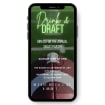 Digital Editable Fantasy Football Draft Party Video Invitation ...