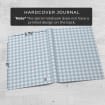 Powder Blue Gingham Journal: Preppy Hardback or Spiral Notebook - Etsy