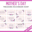 Mother's Day Scavenger Hunt, Mother's Day Treasure Hunt Clues, Mothers ...