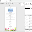 Tulip Wedding Menu, Floral Menu Template, Bright Floral Menu ...