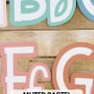 Muted Pastel A-Z Bulletin Board Letters, Punctuation, and Numbers, Easy ...