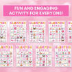 30 Glamping Bingo Cards Printable Game, Girls Camping Party Bingo Game ...