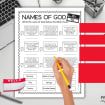 Names of God Printable Worksheet, 9 Names of God and Their Meaning With ...