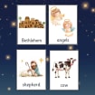 Nativity Flash Cards, Christmas Flashcards, Christian Flashcards ...