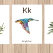 Nature Alphabet Flashcards | Montessori-inspired ABC Cards for Kids ...