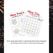 New Year's Printable Minute It to Win It Game | Downloadable New Year's ...