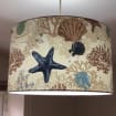Ocean Lampshade, Coastal Lamp Shade, Beige Light Shade, Seaside Under ...