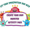 Create Your Own Monster Activity Pack - Etsy