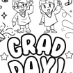 Preschool Graduation Coloring Pages 2025: Fun Printable Activity (PDF ...