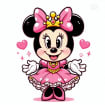 5 PNG Princess Minnie Png Mouse Splash and Watercolor Png Minnie ...