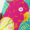 3 PDF Patterns for Fabric Parrot Portrait Postcards / Raw Edge Applique ...