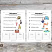 21 Noun Worksheets Bundle, Parts of Speech; Printable Noun Practice ...