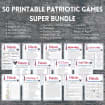 Patriotic Party Games 50 Games Bundle Patriotic Games Patriotic Party ...