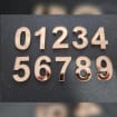 Mirror Numbers- Acrylic Numbers - Numbers for Crafts - Business Sign ...