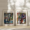 SET OF 2 Pablo Picasso Exhibition Posters, Pablo Picasso Exhibition ...