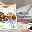 Thanksgiving Pilgrim Craft for Preschool, Printable Kids Art, Handprint ...