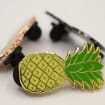 Pineapple Hard Enamel Pin - Etsy