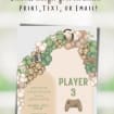 Player 3 Video Game Invitation, Couples Baby Shower Invitation, Gaming ...