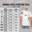 T-shirt Size Chart I Men's Polyester Tee (AOP) Size Chart | Size Chart ...