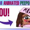 CUSTOM ANIMATED Peepo / Pepe Flag Emote | NEW Twitch Emote Custom | Gif ...