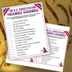 Preamble Scramble Game, Constitution Day, U.S. History Lesson, Teacher ...