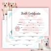 Puppy Birth Certificate, Pet Birth Certificates, Best Selling Puppy and ...