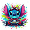 5 PNG Racing Car Stitch Png Stitch Splash and Watercolor Png Stitch ...