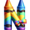 Alphabet PNG, Crayons Alphabet Clipart, Rainbow Crayon Letters A-Z PNG ...
