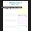 285+ Respiratory System Sticker Bundle | Goodnotes Stickers | Pre ...
