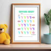 Footprints Reward Chart PDF, Printable Behavior Chart, Colorfull Chore ...