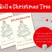 Christmas Games, Roll a Christmas Tree Printable Game for Kids - Etsy