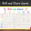 Back to School Roll and Share Game, Dicebreaker Game for Kids, Teacher ...