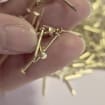 Solid Brass Nails #18 X 5/32" - 1" (1.2 X 4-25mm) Round Head, Golden ...