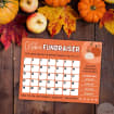 October Fundraiser Editable Fundraiser Calendar Pick A Date to Donate ...