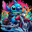 Stitch Harley Motorcycle Design 5 PNG Stitch Splash High Resolution Png ...
