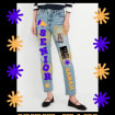 Custom School Spirit Jeans | Personalized Senior Jeans | Teacher ...
