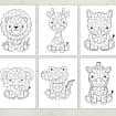 Safari Animals Dot Marker Printable Activity Pages, Do a Dot Coloring ...
