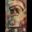 Vintage Grunge Christmas Santa Clause for Junk Journals. Digital Paper ...