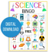 Science Bingo, 30 Printable Science Bingo Cards, Chemistry Bingo, Mad ...