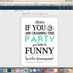Funny Party Crasher Sign - Personalized Wedding Sign and Decor - Etsy
