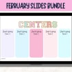 Editable February Classroom Slides, Powerpoint, Valentine's Day, Black ...