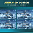 Yuki No Tori Animated Stream Screen Package for Twitch/winter in Japan ...