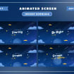 Night Skylight Animated Stream Screen | Galaxy Theme | Vtuber Overlay ...