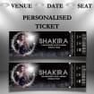 Shakira Concert Ticket Souvenir Personalised - Etsy