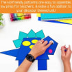 Dinosaur Shape Craft Template | Kindergarten | Preschool Activities ...