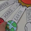 Solar System Model Coloring, DIY Kids Paper Crafts, Kids Coloring, Space STEM Activity ...