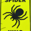 Spider Xing Warning for Arachnophobia Halloween Decor Sign in Vibrant ...