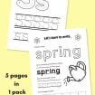 Spring Activity Pack Printable - Etsy