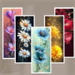 Spring Flowers Bookmarks Printable. Floral Bookmark Digital Instant ...